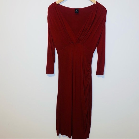 Peruvian Connection | Dresses | Peruvian Connection Ruched Stretch Faux ...